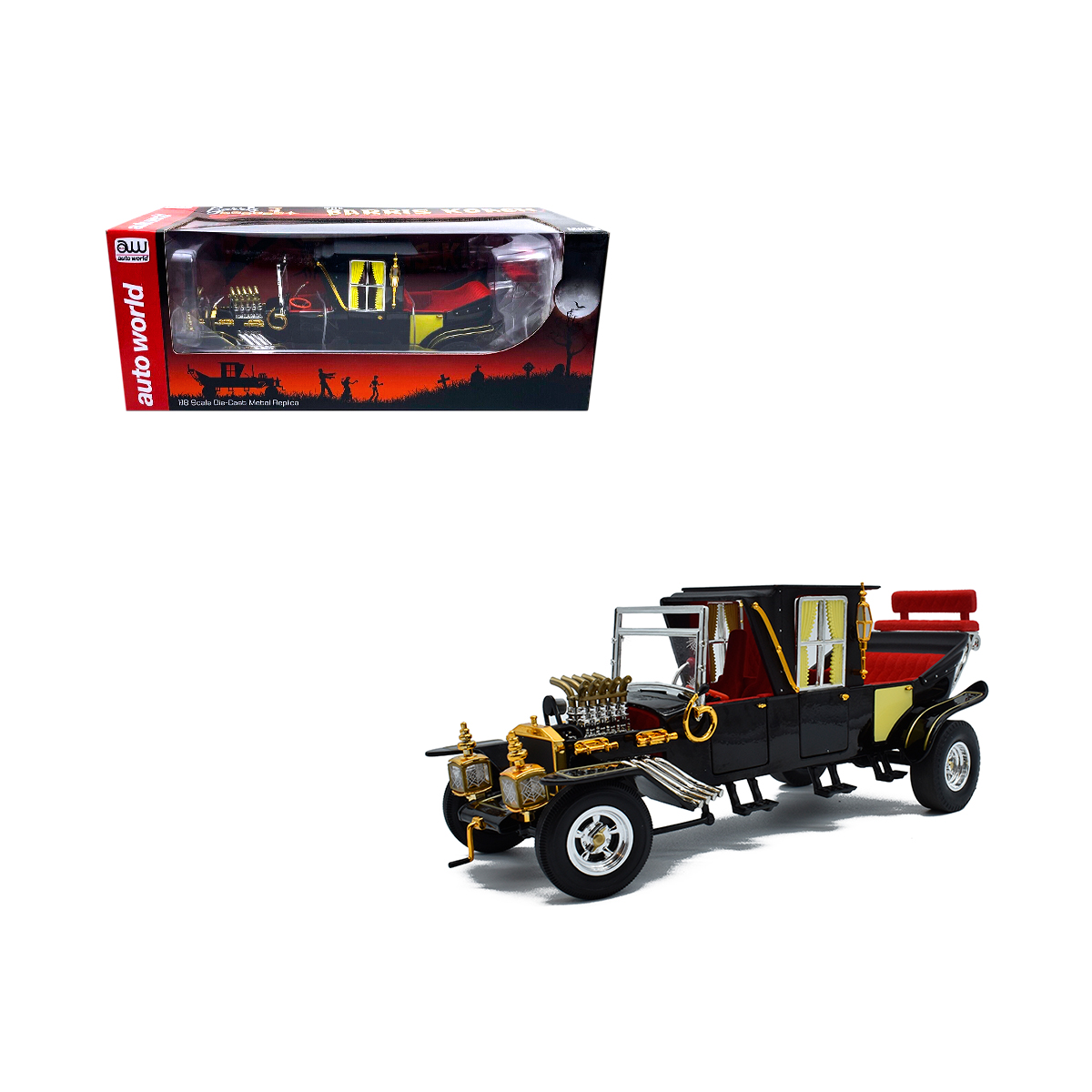 Barris Koach Munsters Johnny Lightning Escala 1/64