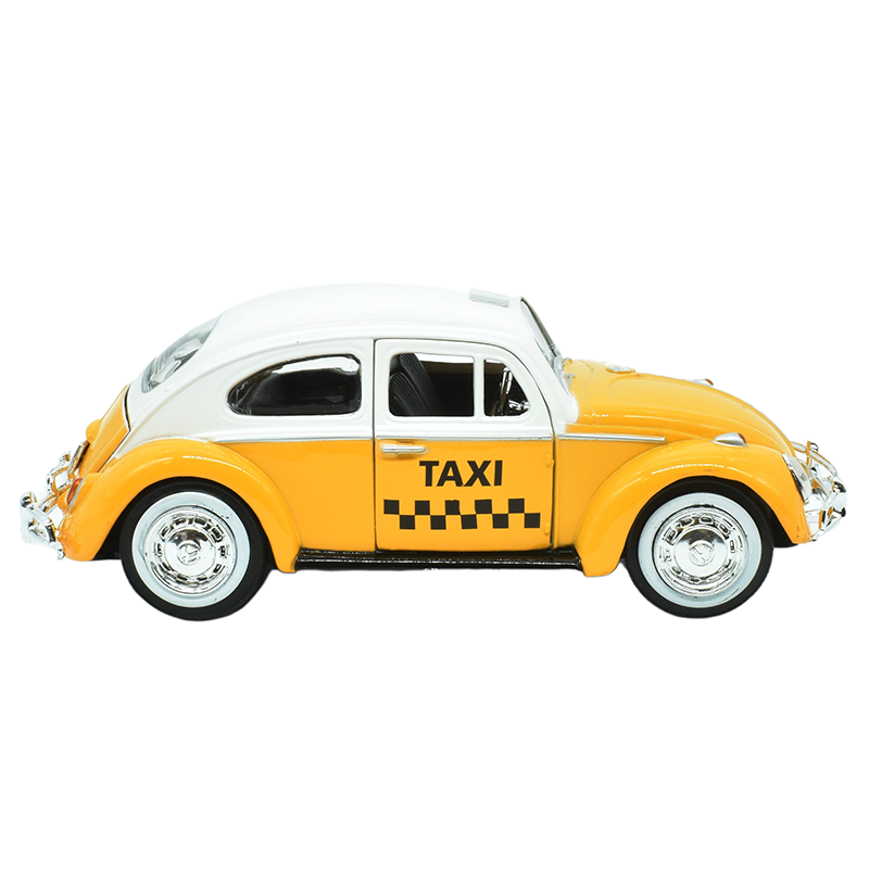 VW Vocho Beetle Taxi Amarillo Escala 1:24 Motor Max | Motoredge México ...