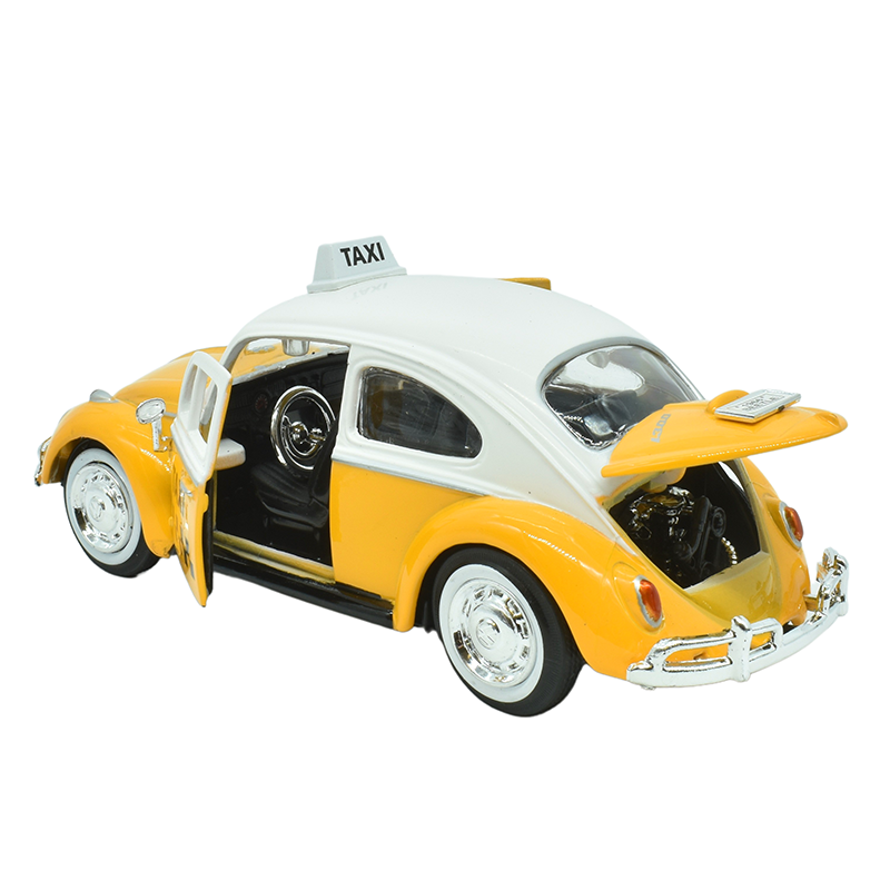 VW Vocho Beetle Taxi Amarillo Escala 1:24 Motor Max | Motoredge México ...