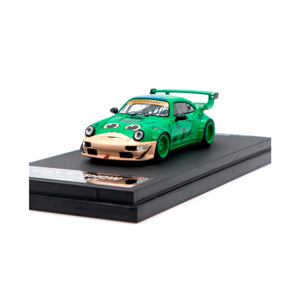 Porsche 993 RWB Frog Cartoon Rauh Welt ModernArt Escala 1/64 ...