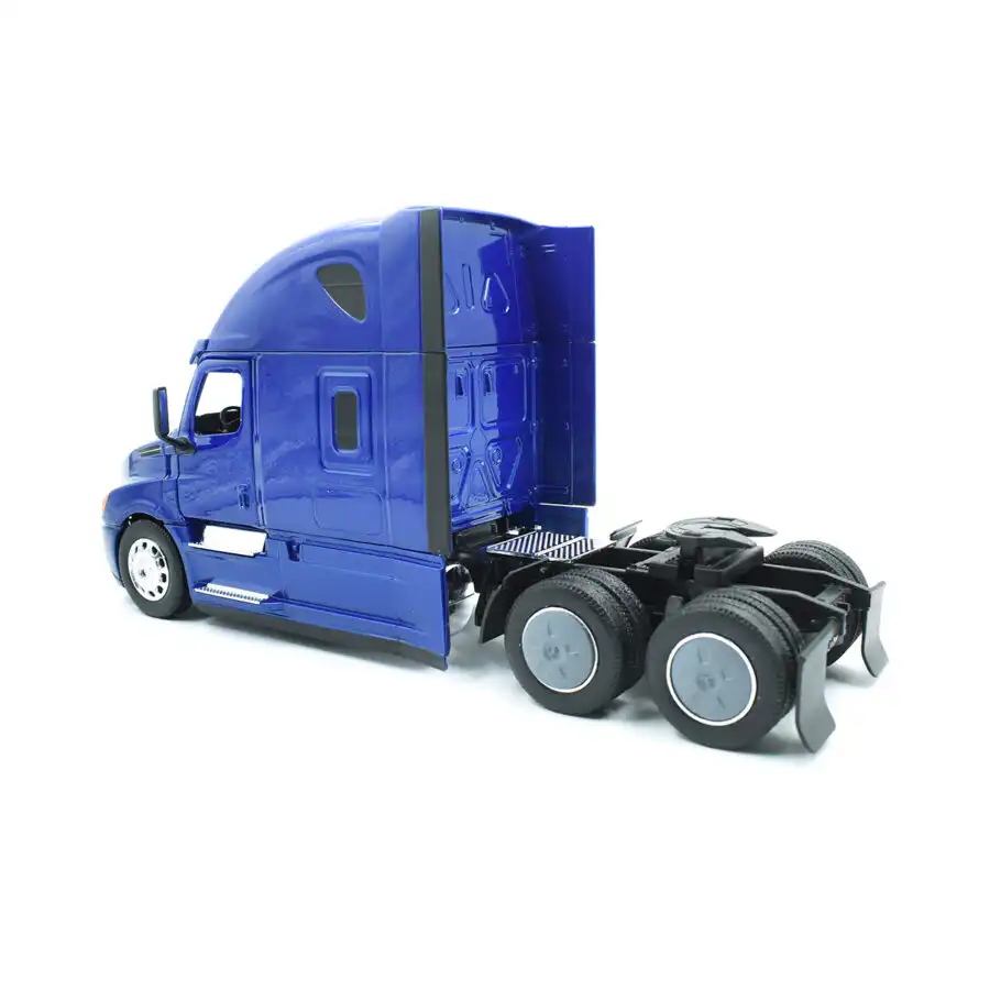 Tráiler Freightliner Cascadia Azul Caja Welly Escala 1/32 | Motoredge