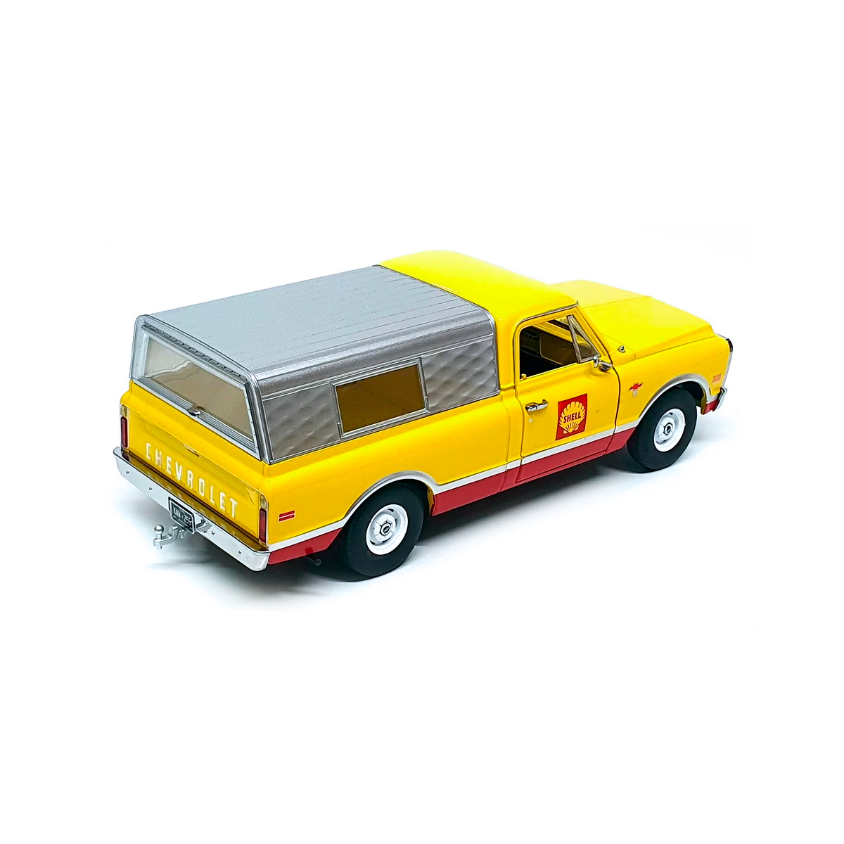 Chevrolet C10 1968 Con Camper Shell Greenlight Escala 1/24 | Motoredge ...
