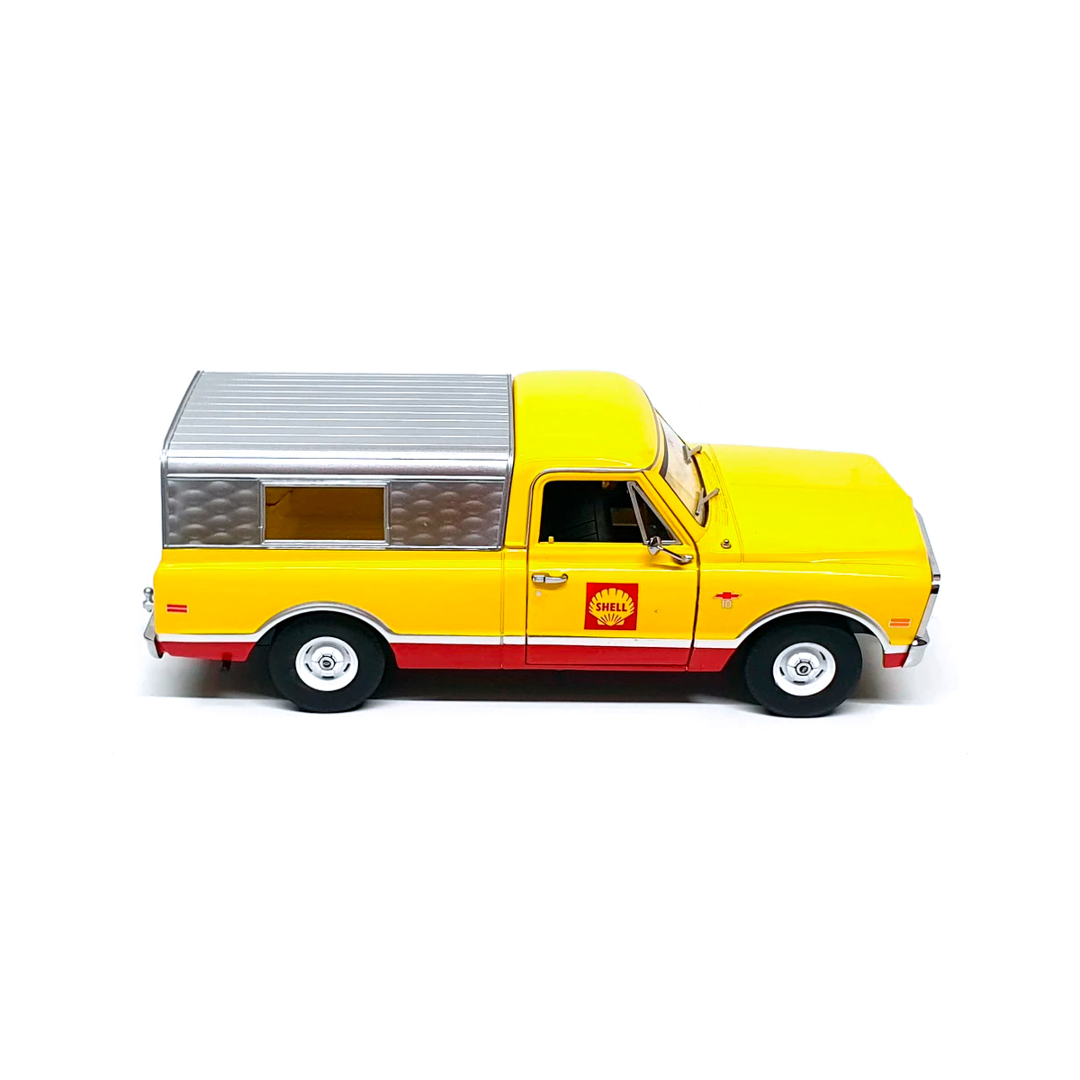 Chevrolet C10 1968 Con Camper Shell Greenlight Escala 1/24 | Motoredge ...
