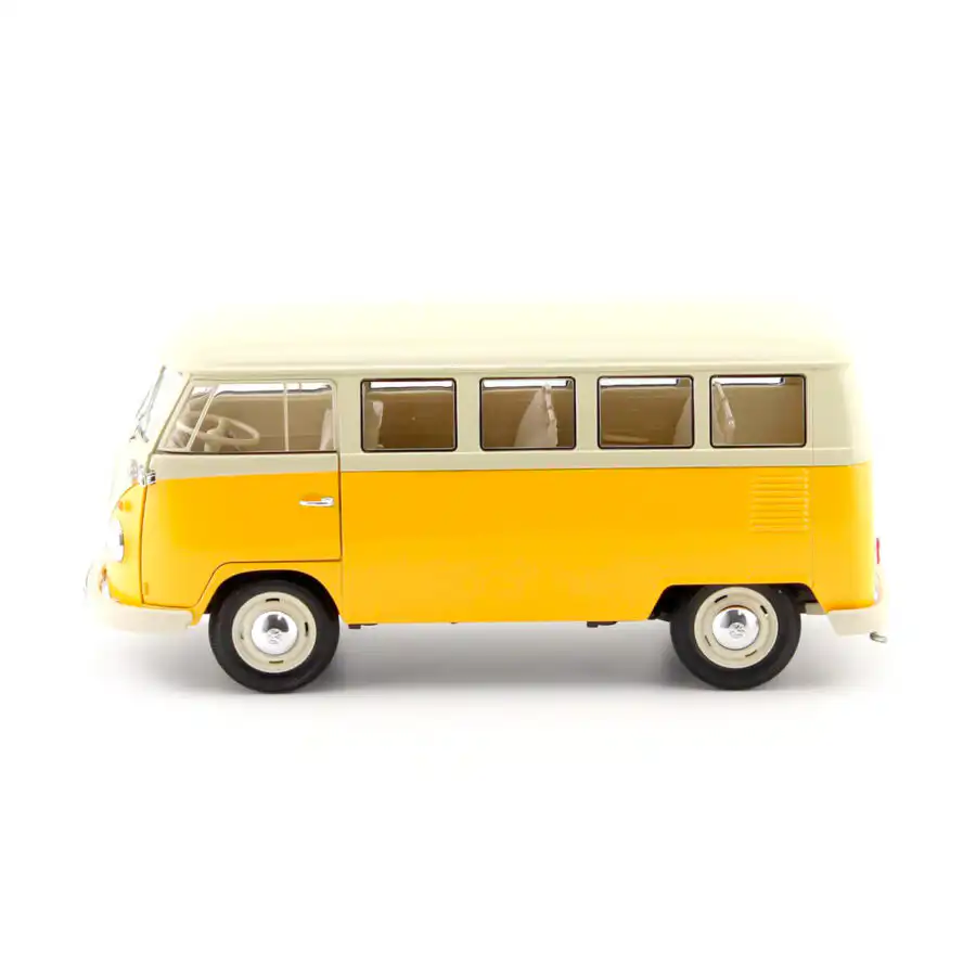 Volkswagen T1 Bus Combi 1963 Amarillo Welly NEX Escala 1/18 | Motoredge