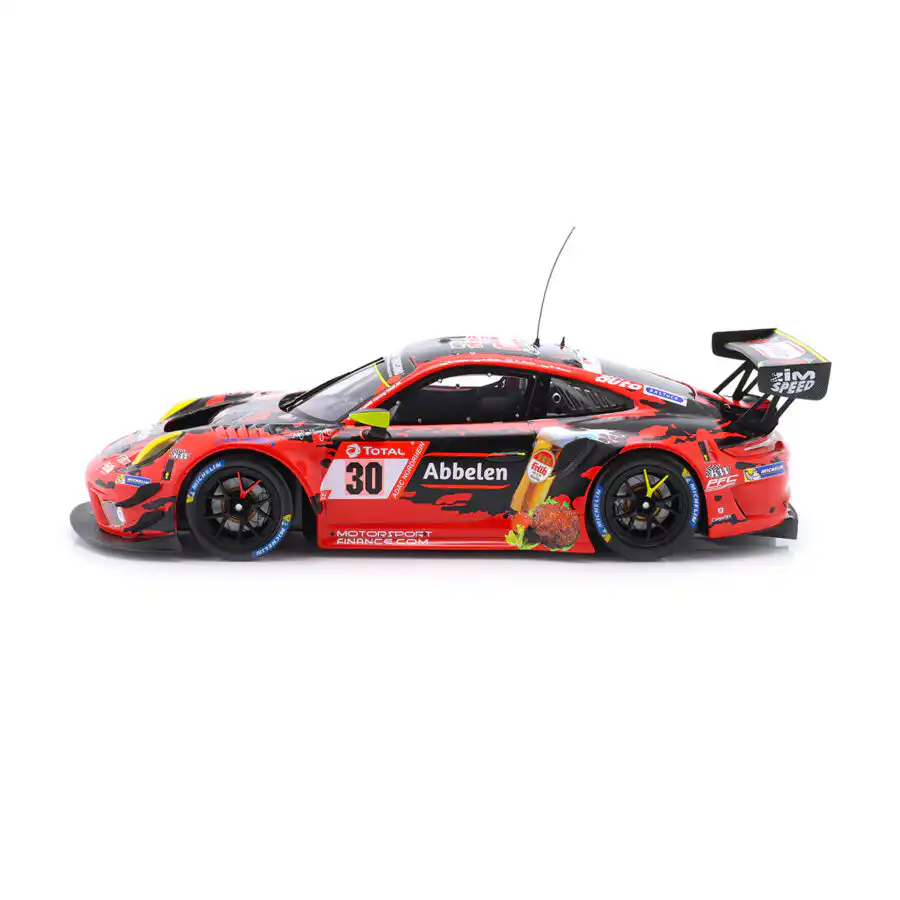 Porsche 911 GT3R #30 24h Nürburgring 2020 Frikadelli IXO 1/18 | Motoredge