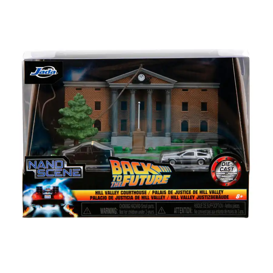 Diorama Volver Al Futuro Delorean Palacio De Justicia Jada Nano | Motoredge