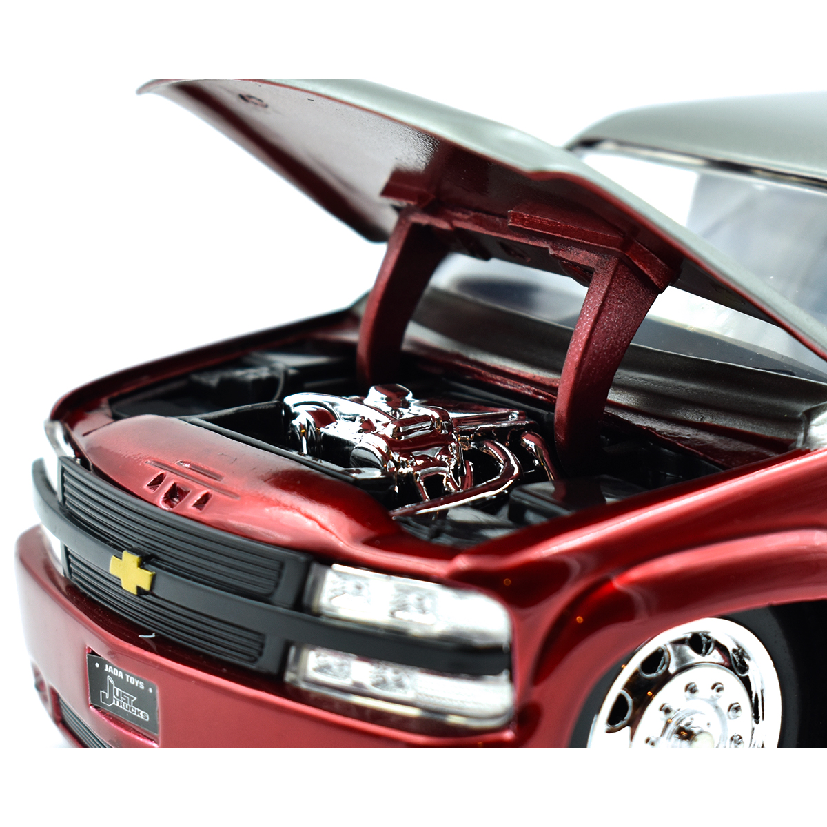 Model Trucks Jada Toys 1999 Chevy Silverado Dually 1:24 Scale Model ...